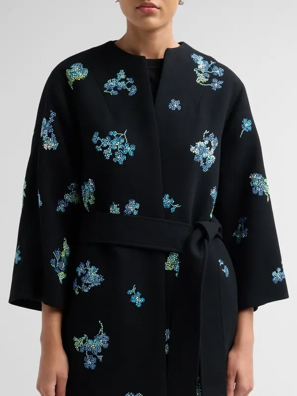 Libertine Bluebell Lane Embellished Opera Wrap Coat