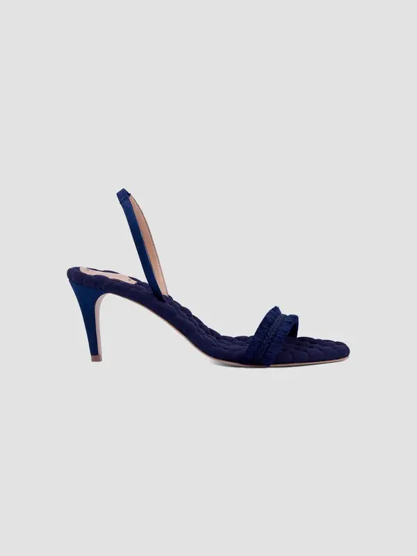 Aera Luna 70mm Grosgrain-fringe Sandals