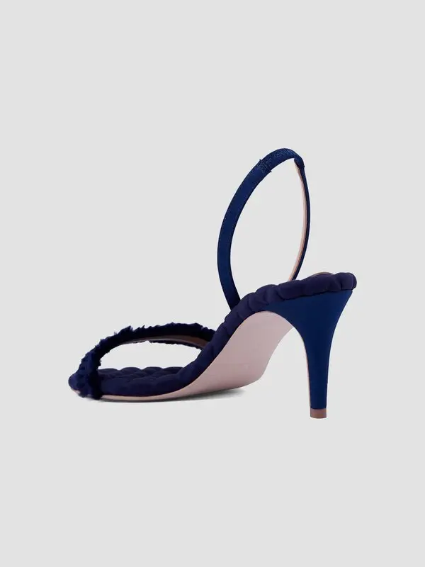 Aera Luna 70mm Grosgrain-fringe Sandals