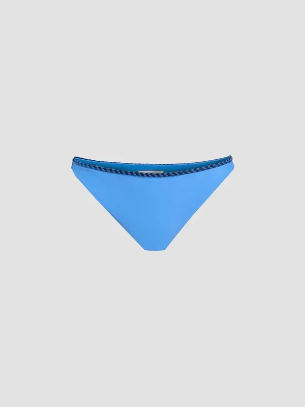 Ramy Brook Isla Braided Bikini Bottom - Blue