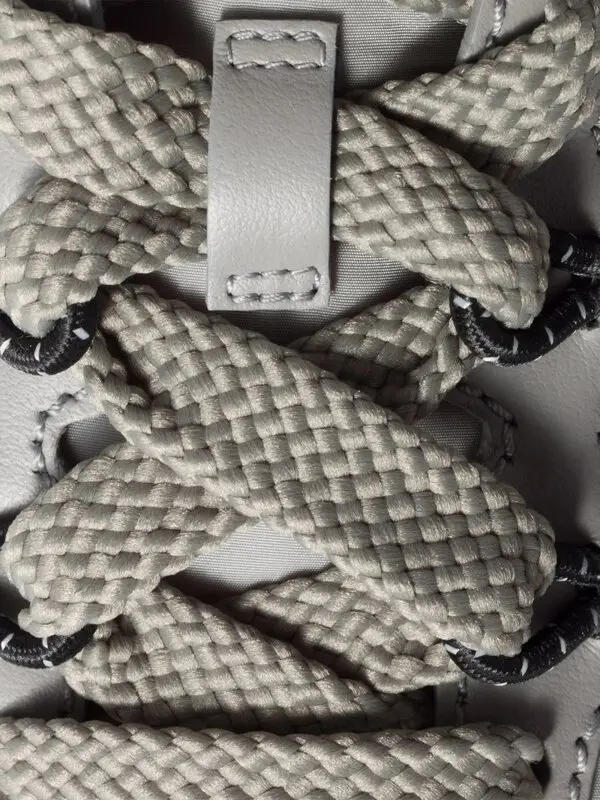 Miu Miu Tyre Technical Fabric And Suede Sneakers - Grey