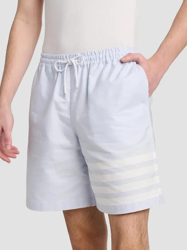 Thom Browne Engineered 4-bar Oxford Rugby Shorts
