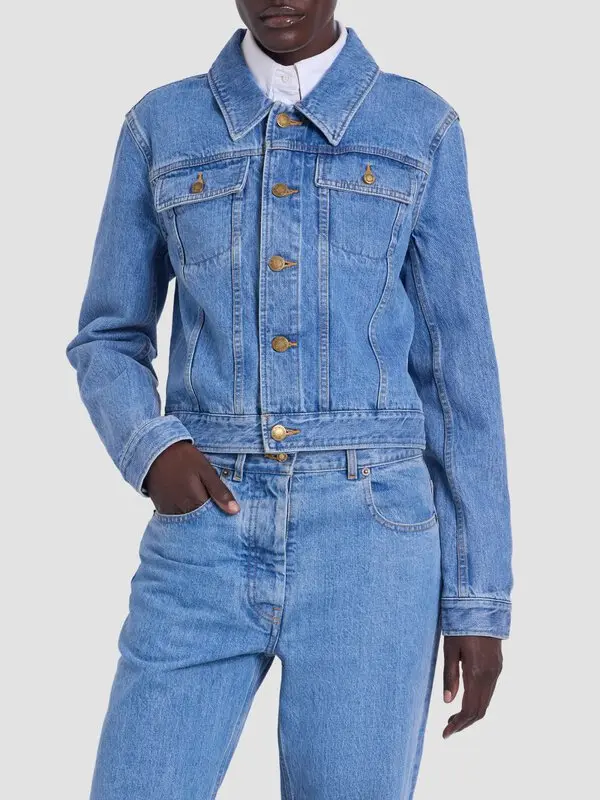 Thom Browne Shrunken-fit Denim Jacket