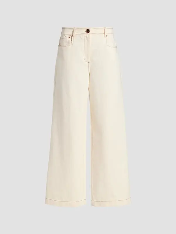 TOCCIN Blaire Weekend High-rise Wide-leg Jeans