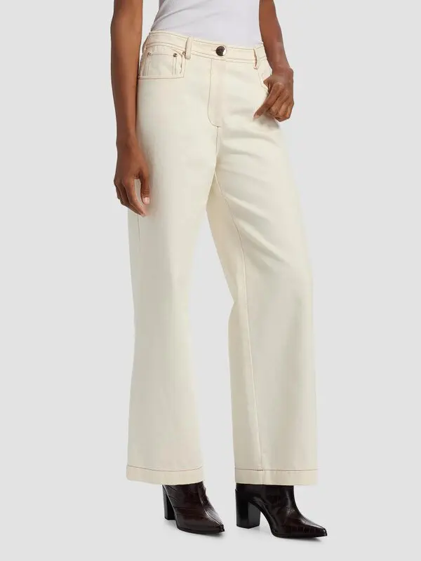 TOCCIN Blaire Weekend High-rise Wide-leg Jeans