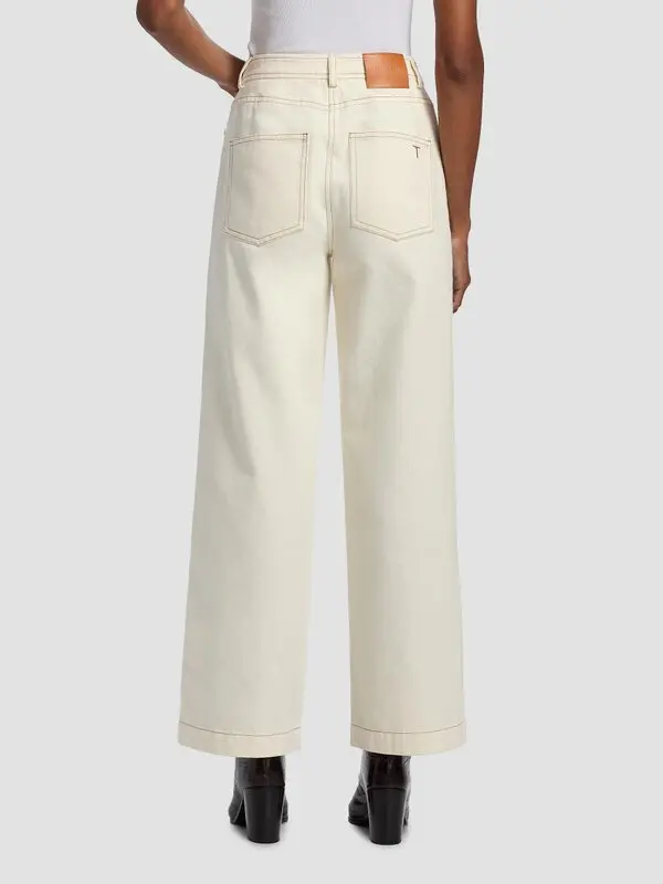 TOCCIN Blaire Weekend High-rise Wide-leg Jeans