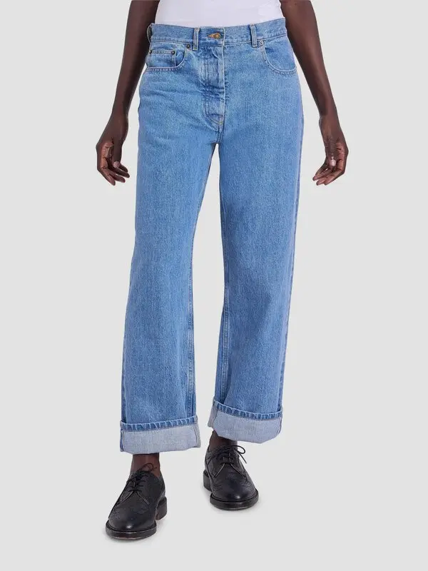 Thom Browne Washed Classic 5-pocket Selvedge Jeans