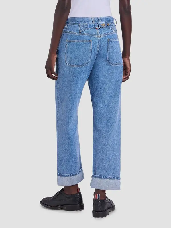 Thom Browne Washed Classic 5-pocket Selvedge Jeans