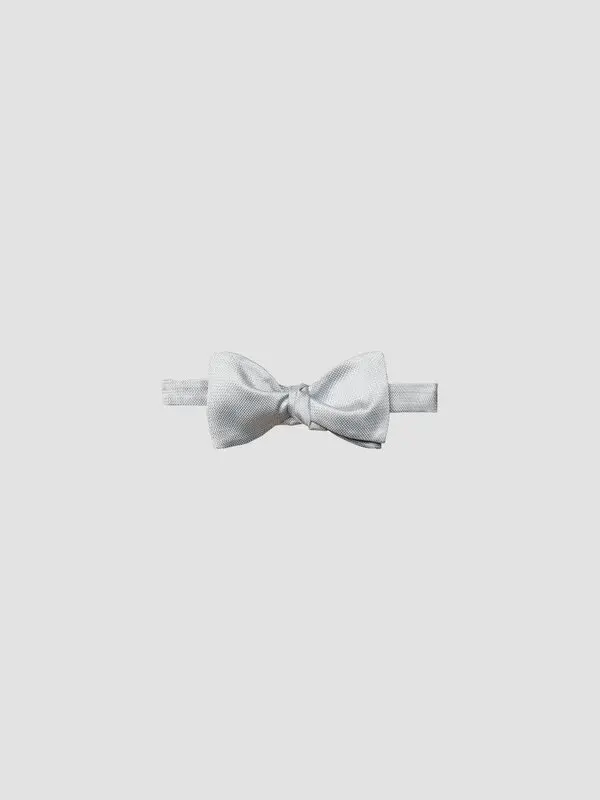 Eton Silk Ready-tied Bow Tie - Blue