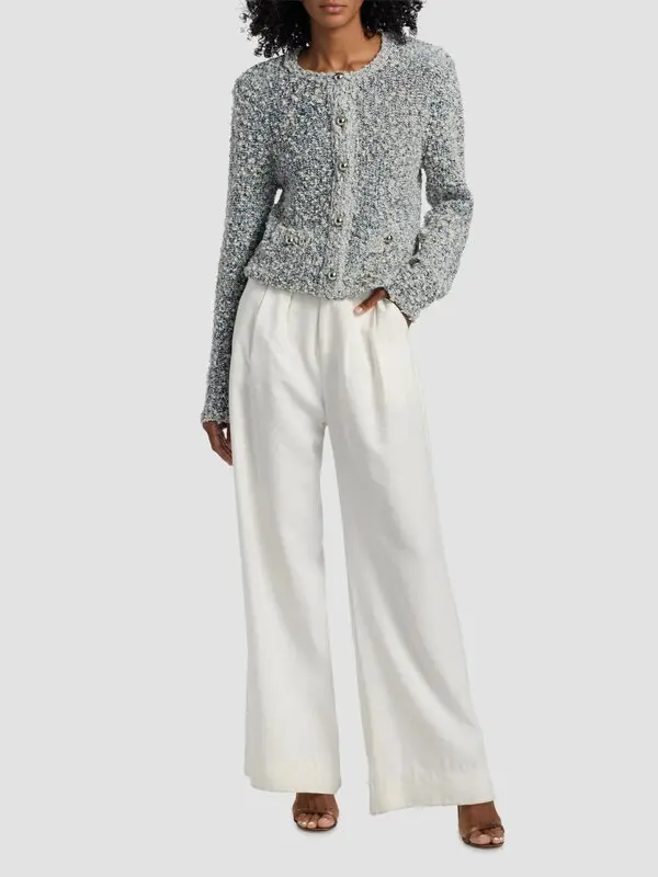 TOCCIN Emilia Bouclé Cardigan