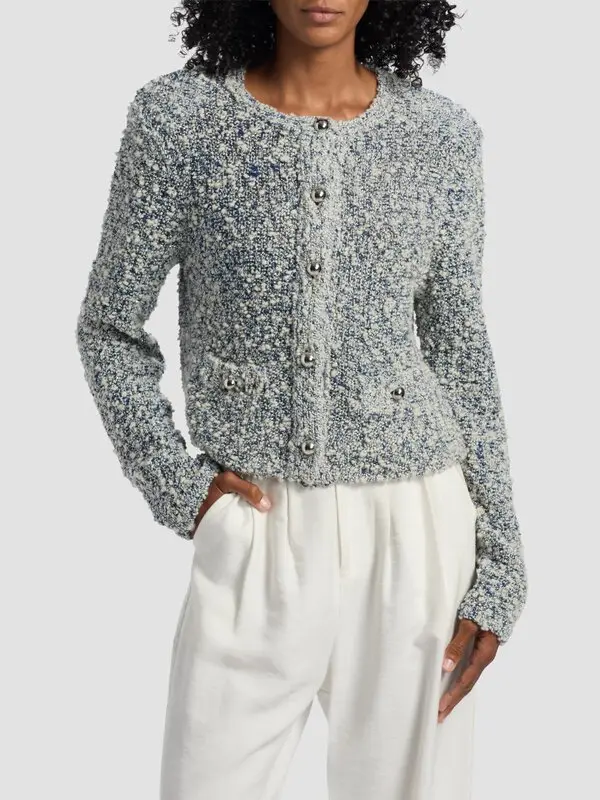 TOCCIN Emilia Bouclé Cardigan