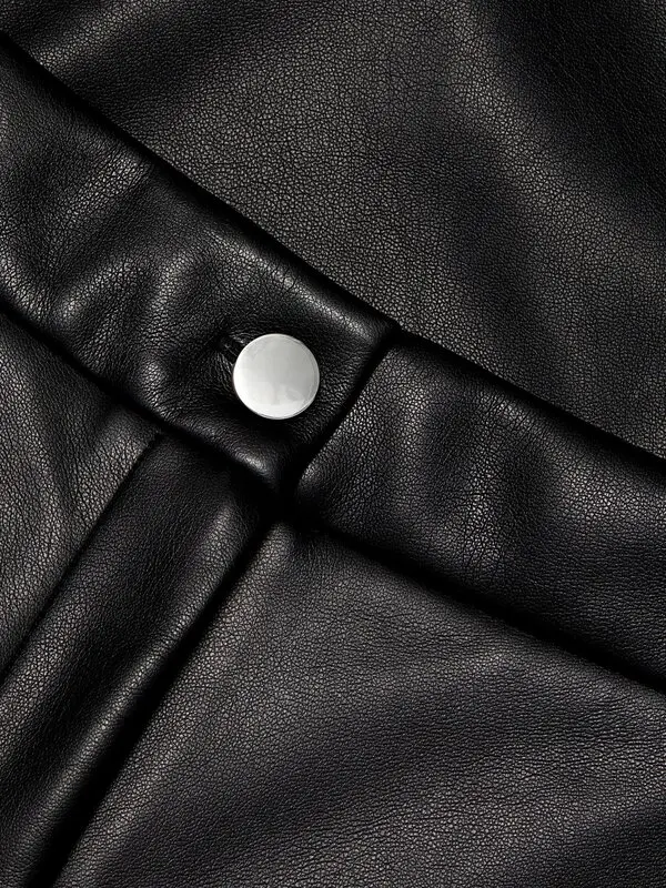 TOCCIN Gaia Flared Faux Leather Pants