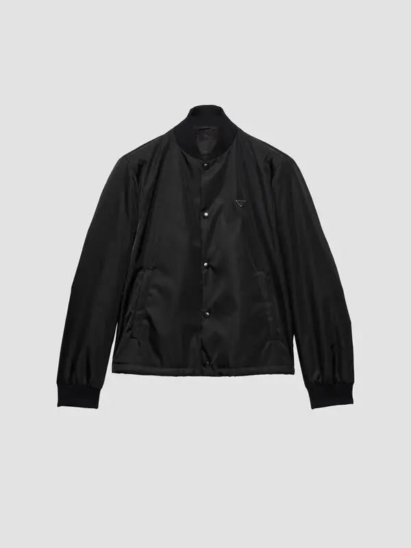 Prada Re-nylon Bomber Jacket - Black