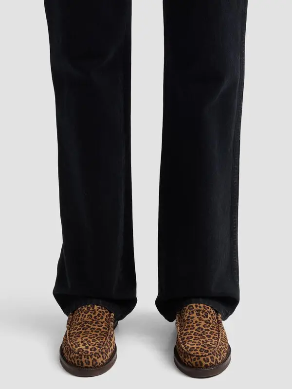 PEDRO GARCIA Sabela Leopard-print Loafers