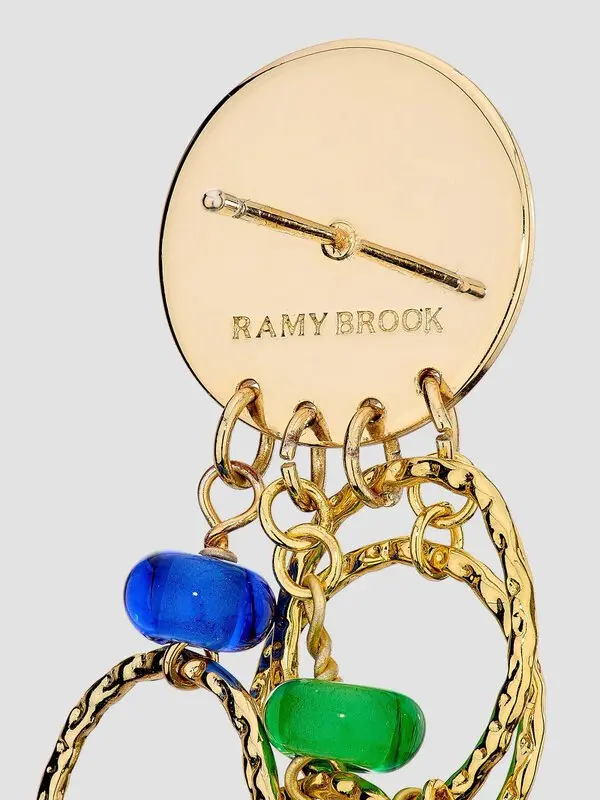 Ramy Brook Bauble Beads Lila Goldtone Beaded Drop Earrings