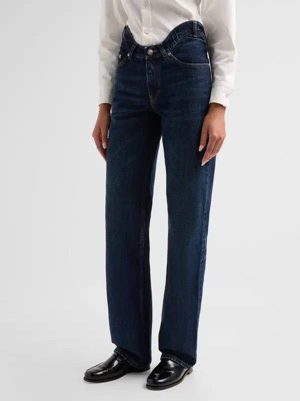 JEAN PAUL GAULTIER Curvy Waist Straight-leg Jeans