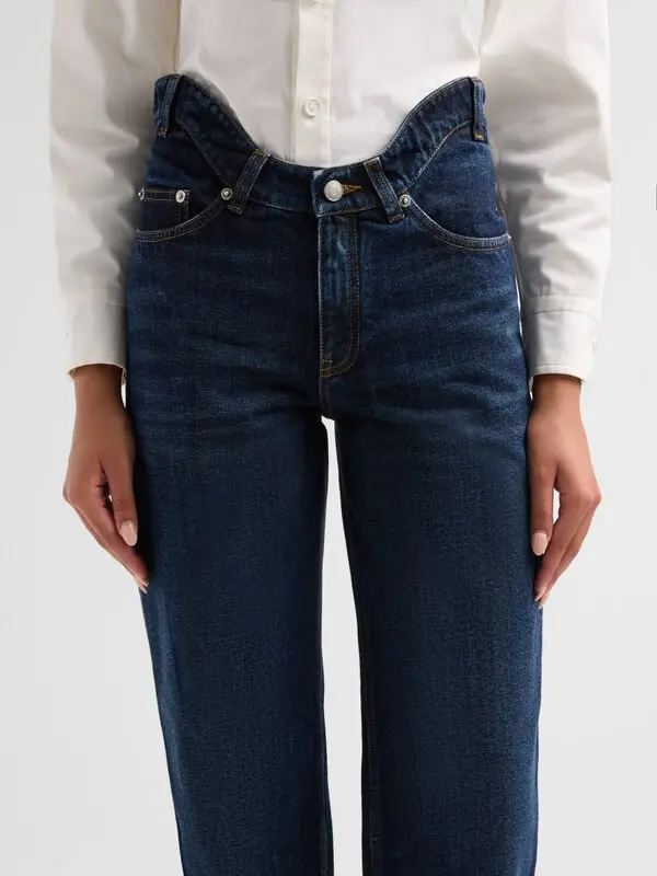 JEAN PAUL GAULTIER Curvy Waist Straight-leg Jeans