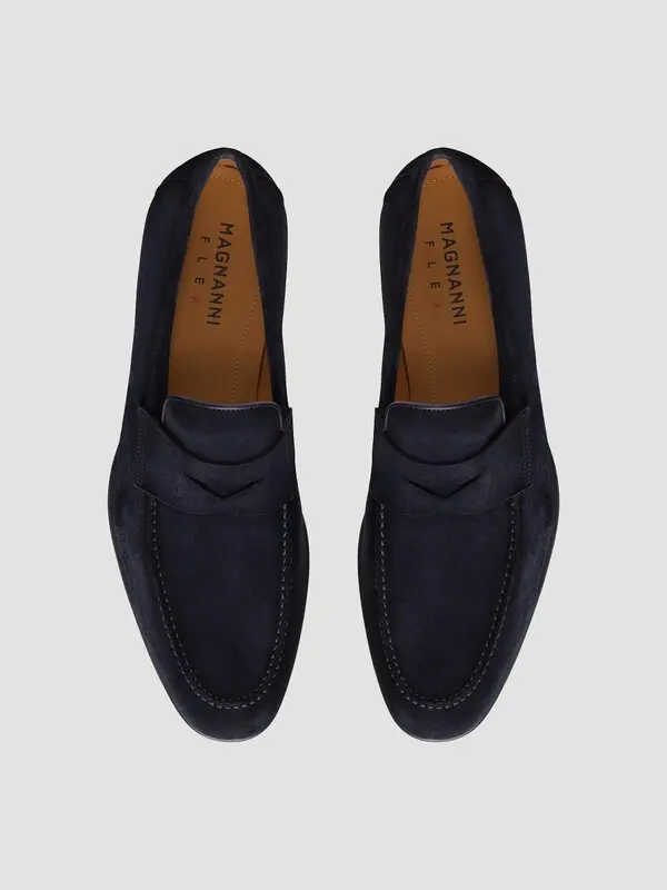 Magnanni Diezma Ii Suede Penny Loafers