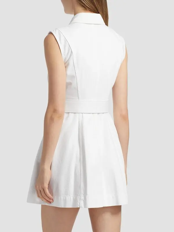 TOCCIN Miley Cotton Button-front Minidress