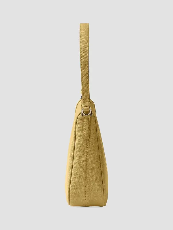 Prada Re-edition 2005 Saffiano Leather Shoulder Bag - Yellow