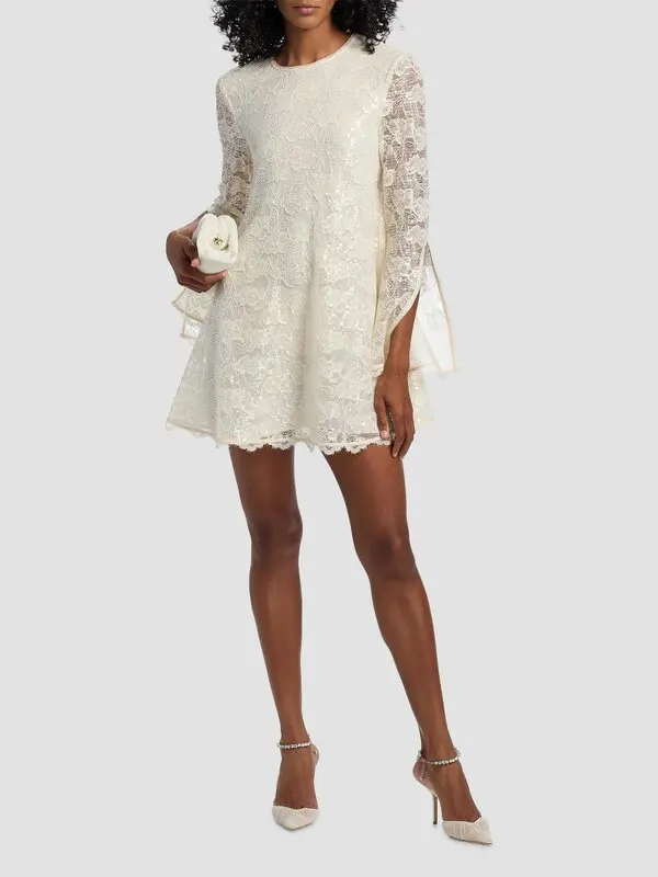 TOCCIN Gramercy Lace A-line Minidress