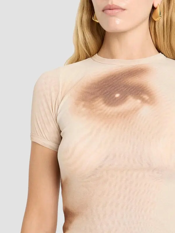 JEAN PAUL GAULTIER Face Mesh Baby T-shirt