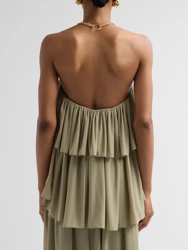 Ronny Kobo Starla Tiered Halter Top