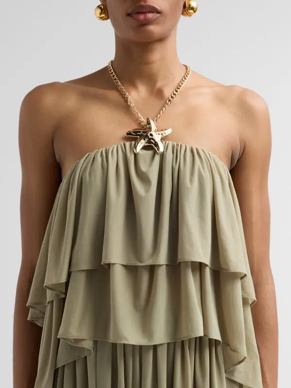 Ronny Kobo Starla Tiered Halter Top