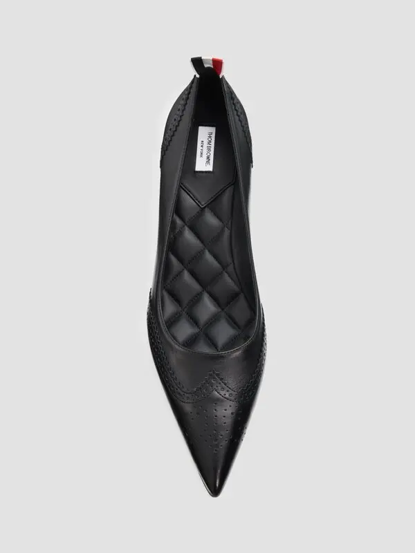 Thom Browne Wingtip 50mm Leather Pumps