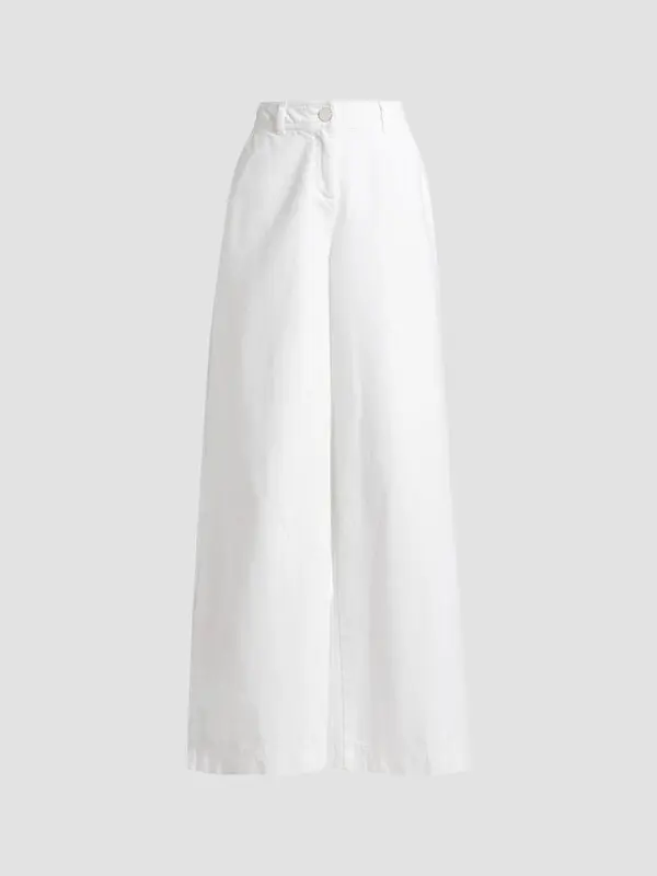 TOCCIN Eileen Slit Wide-leg Pants