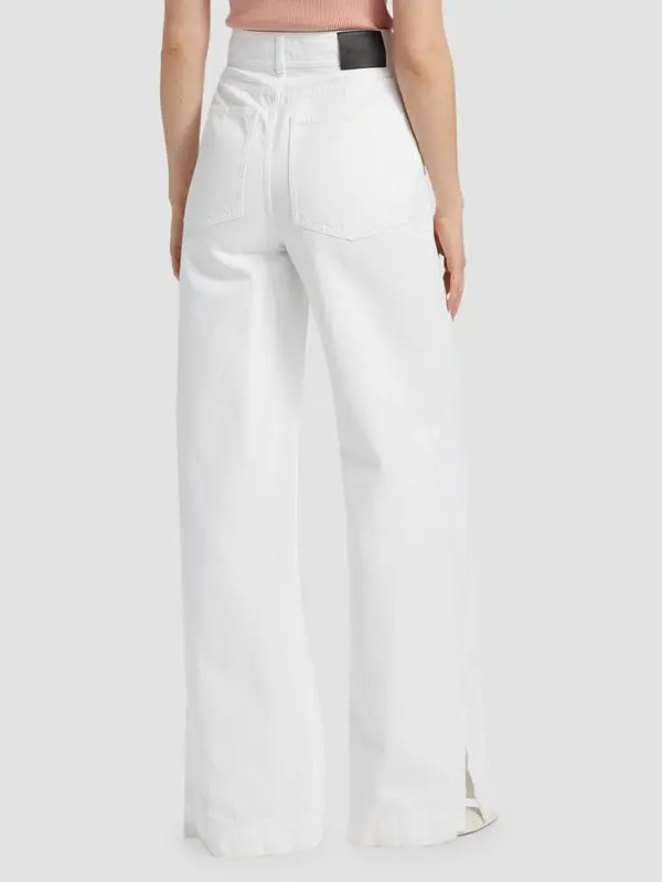 TOCCIN Eileen Slit Wide-leg Pants