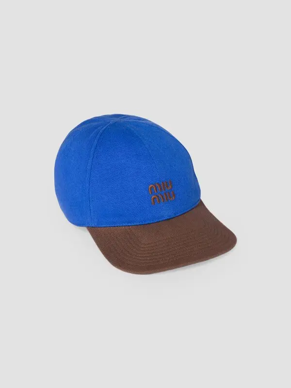 Miu Miu Drill Baseball Cap - Blue