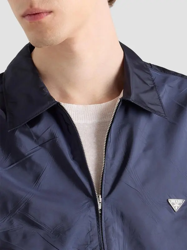 Prada Re-nylon Shirt - Blue