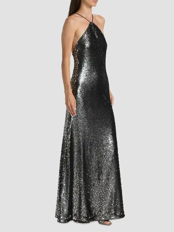 TOCCIN Monica Sequined Gown