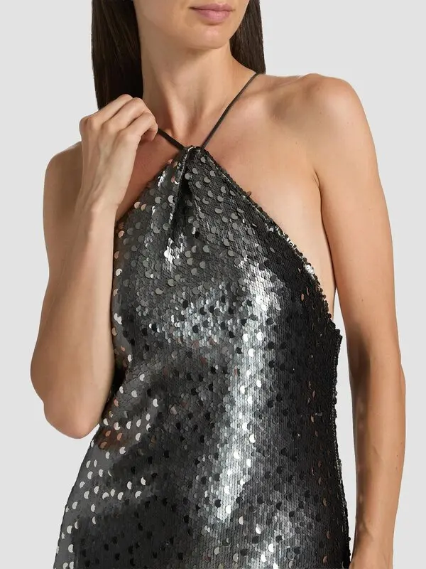 TOCCIN Monica Sequined Gown