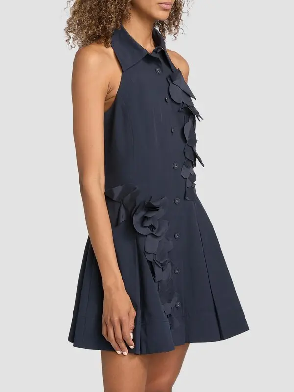 Ramy Brook Donna Cotton-blend Mini-shirtdress