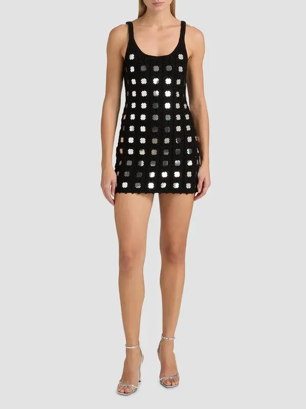 TOCCIN Brinley Mirrored Tank Minidress