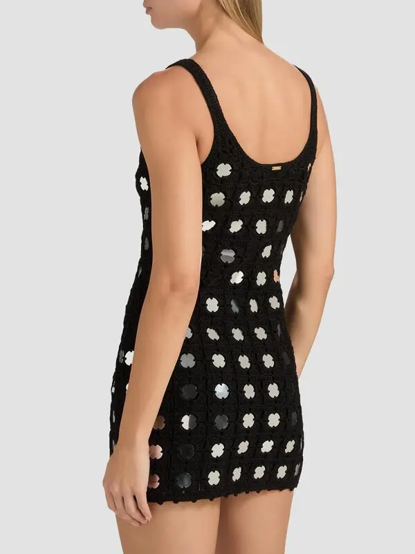 TOCCIN Brinley Mirrored Tank Minidress