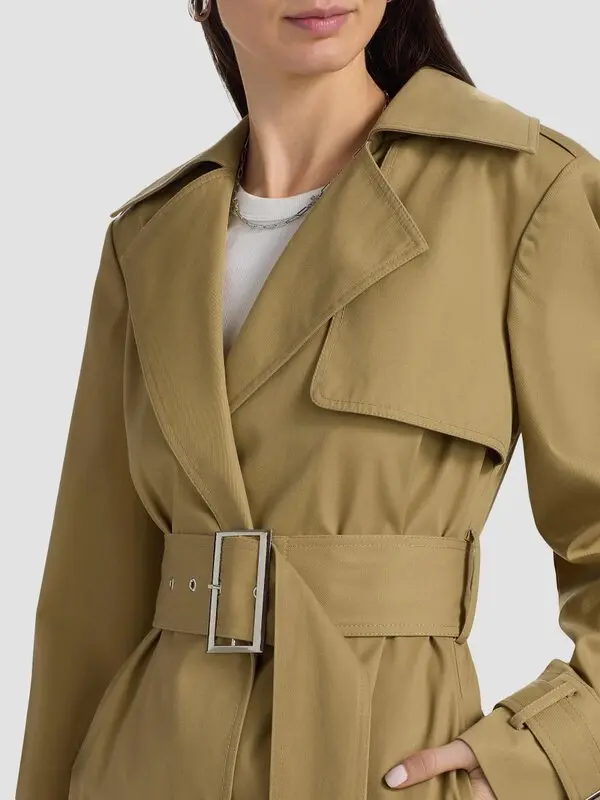 TOCCIN Declan Cotton Belted Trench Coat