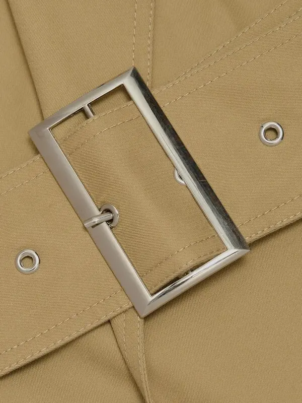TOCCIN Declan Cotton Belted Trench Coat