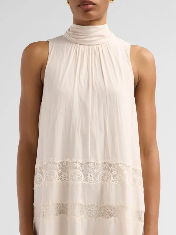 Ramy Brook Samantha Tiered Lace Mini Dress