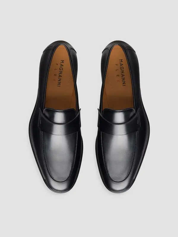 Magnanni Duerro Leather Penny Loafers