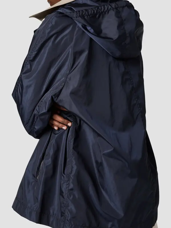 Miu Miu Panama Cotton And Technical Pongé Blouson Jacket