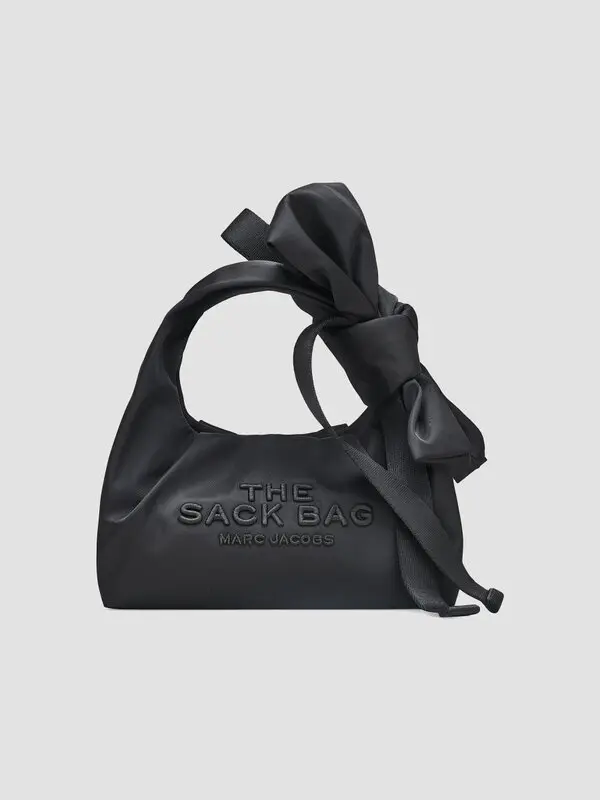 Marc Jacobs The Bow Nylon Mini Sack Bag - Black