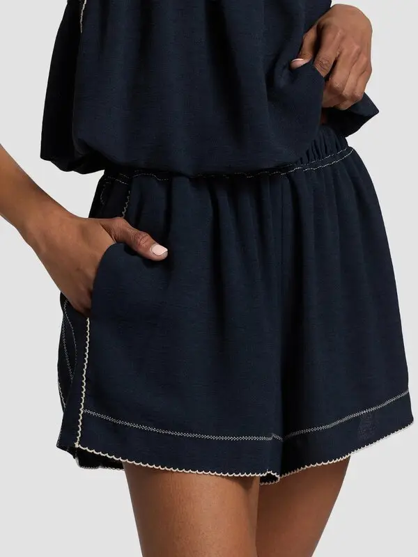 Ramy Brook Anaya Embroidered Shorts