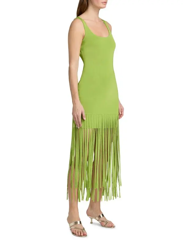 TOCCIN Roxanne Fringed Maxi-dress