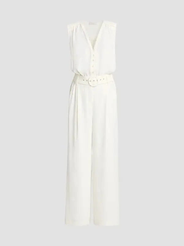 Ramy Brook Astrid Sleeveless Jumpsuit - Ivory