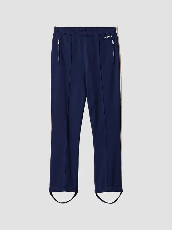Miu Miu Technical Fabric Pants - Blue