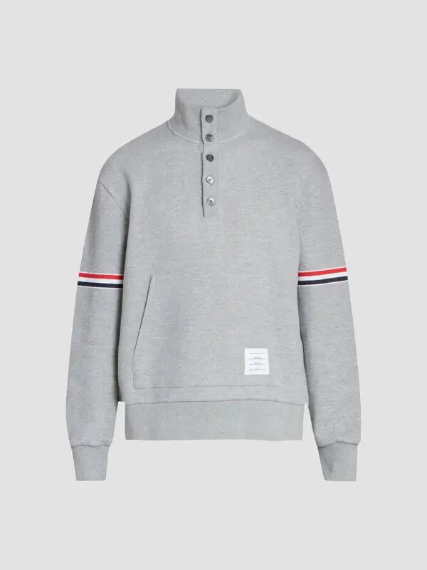 Thom Browne Rwb Engineered Stripe Loopback Sweatshirt