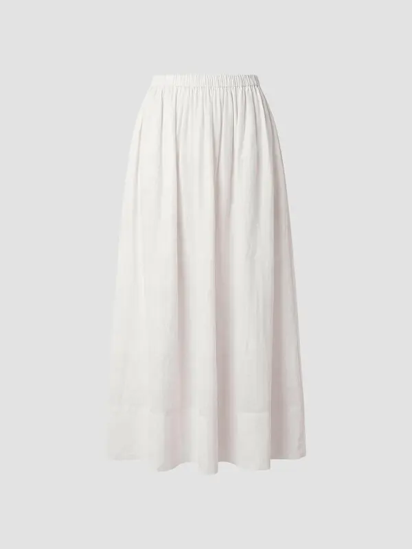 TOCCIN Imogen Linen-cotton Midi-skirt